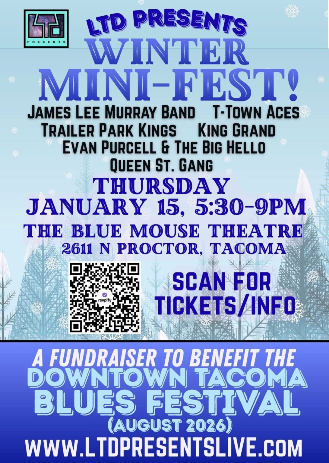 Winter Mini-Fest Fundraiser Takes Over the Blue Mouse Theater
